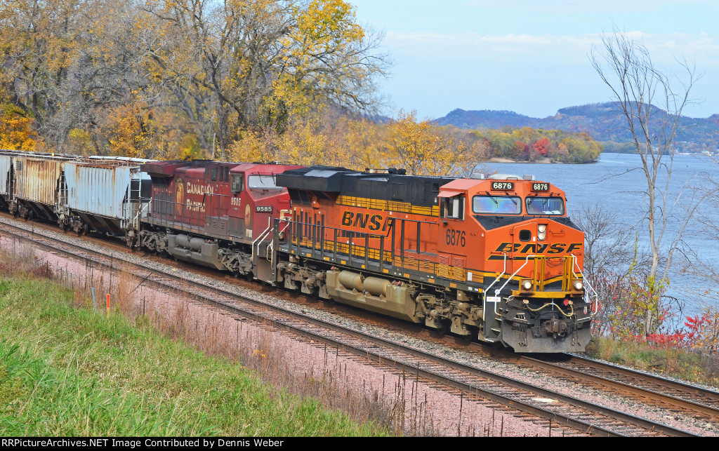 BNSF 6876.